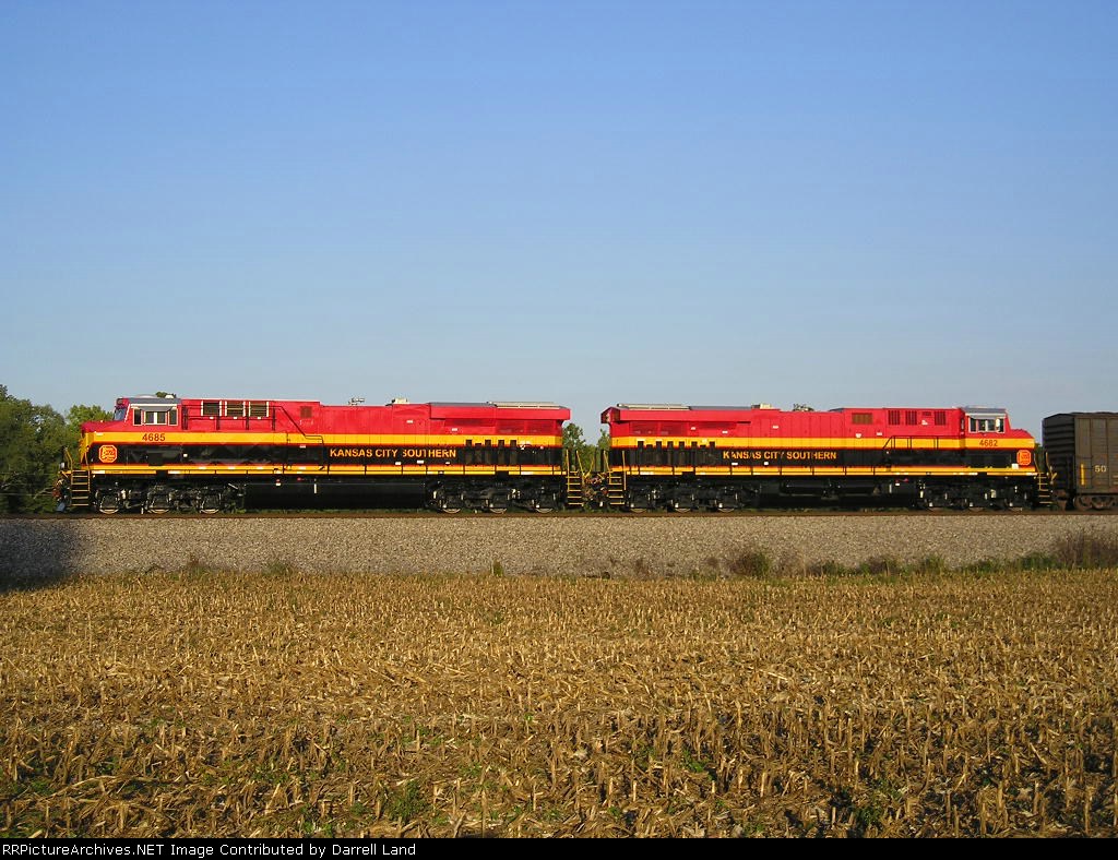 KCS 4685 On NS 144 Westbound